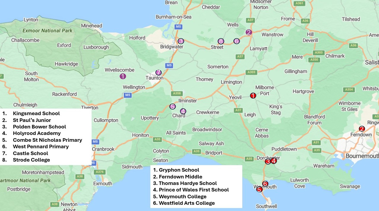 Lead Schools for Dorset Announced! - Dorset Music Service